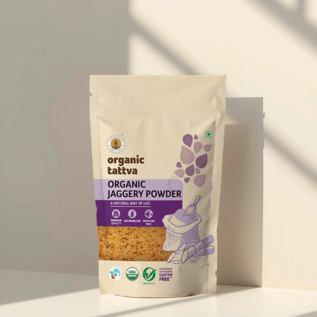 Organic Tattva Jaggery Powder: Natural, Unrefined & Chemical-Free ...
