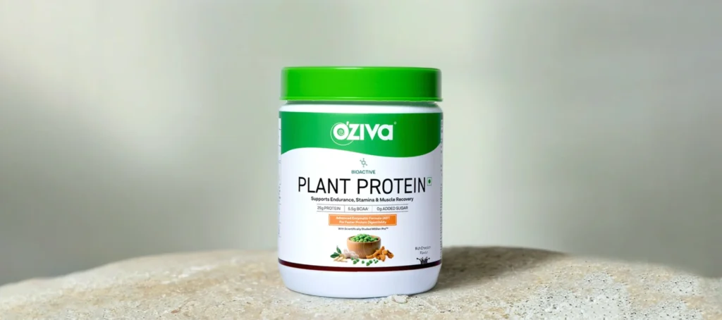 Oziva Bioactive Plant Protein Powder | 25gm Protein, 5.5g BCAA | Faster ...